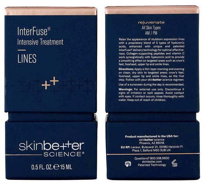 SkinBetter Science InterFuse Intensive Treatment LINES - Pinnacle Wellness